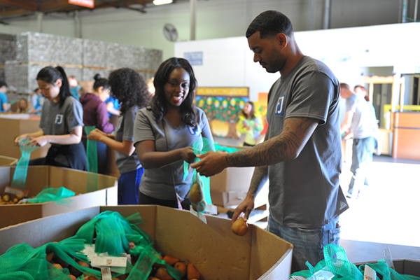 Fletcher Jones Automotive Group Volunteers at OC Food Bank